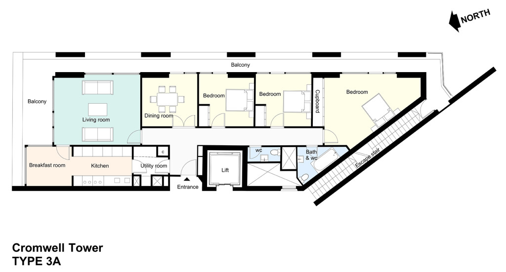 Type 3A Barbican Estate flats | BARBICAN LIVING