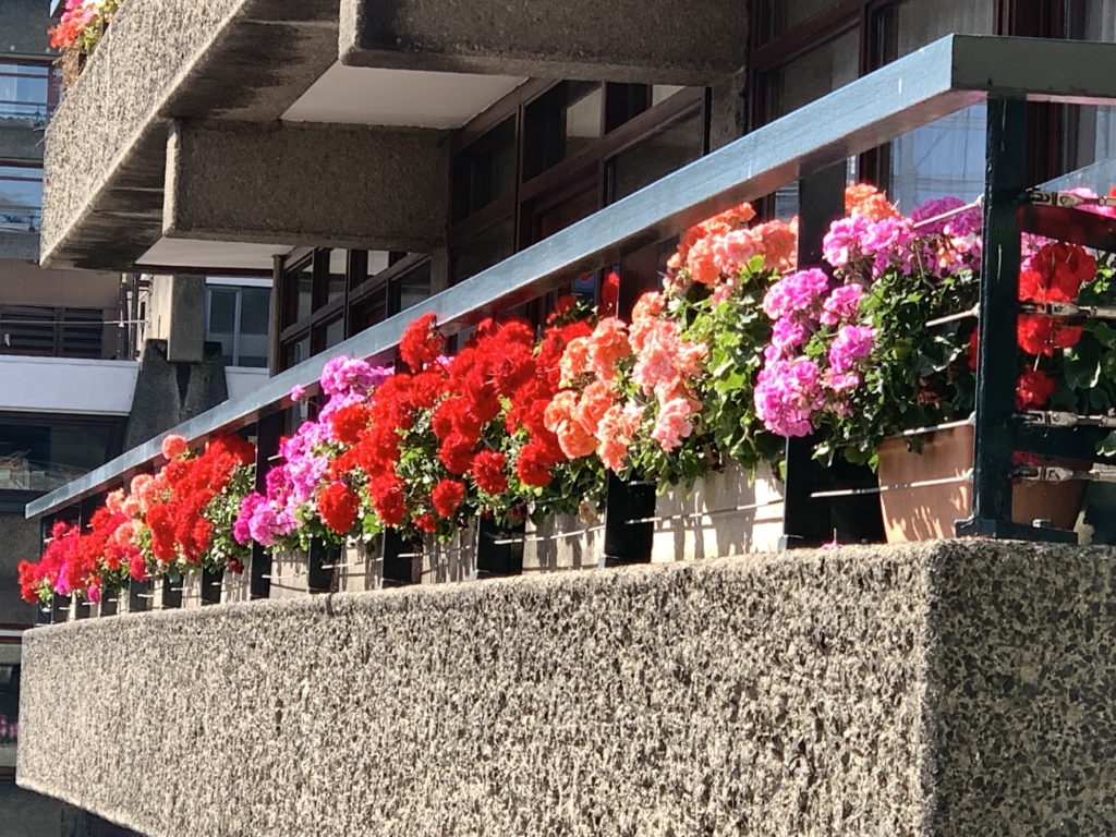 Terrace balconies in the Barbican Estate | BARBICAN LIVING
